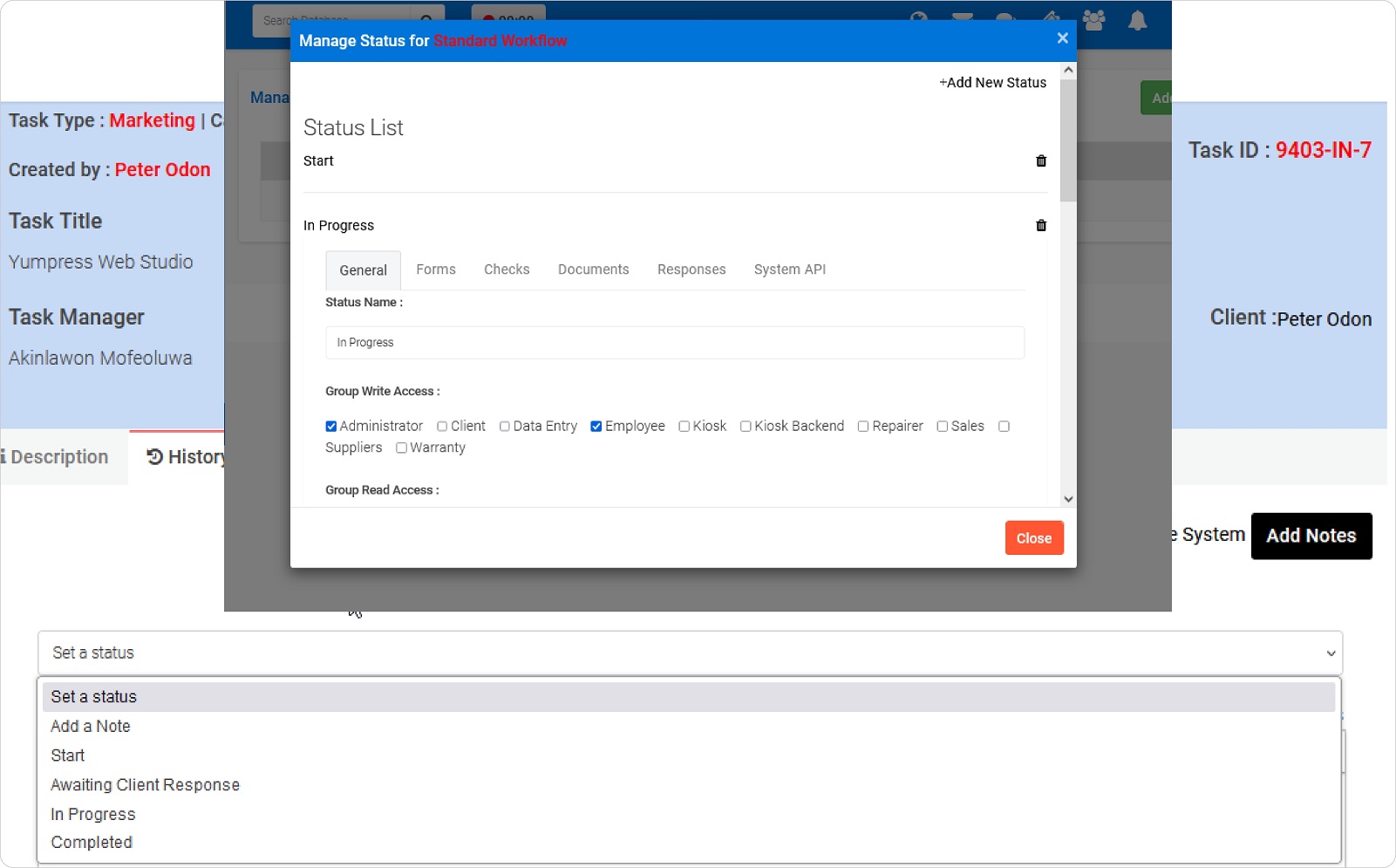 Interwebflow | Workflow Management System